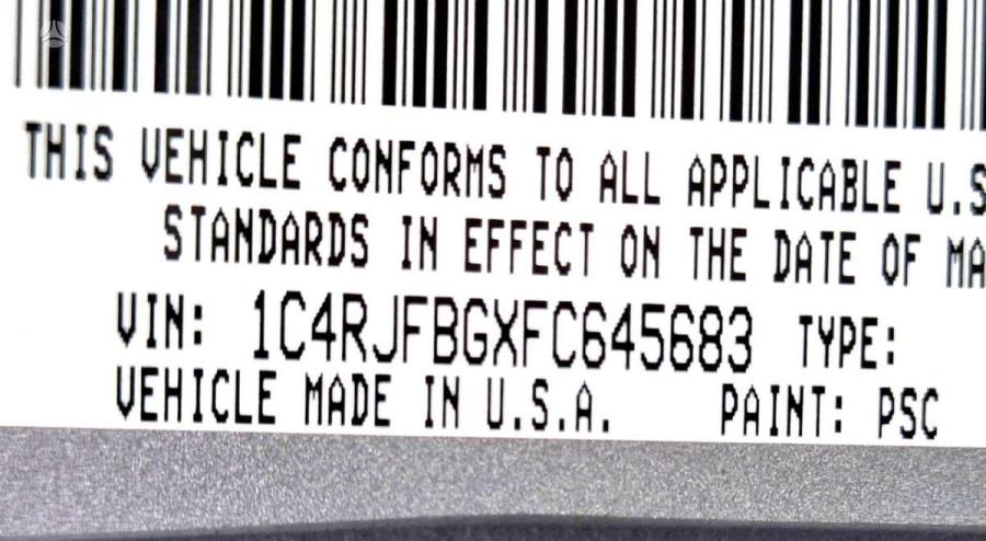 Pelēks Jeep Grand Cherokee 2015 Šauļi, ar dzinēja tilpumu 3.60 L un nobraukumu 230 tūkst. km par 13400 €, foto 30 vietnē AUTOMOTO.COM.LV