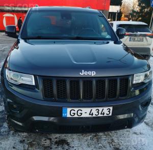 Grey Jeep Grand Cherokee 2015 in Riga, with an engine capacity of 3.00 L and mileage of 122 thousand km for 15300 €, photo  on AUTOMOTO.COM.LV