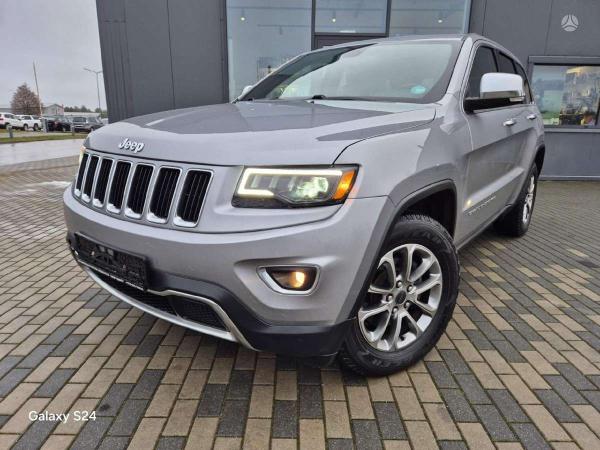 Pelēks Jeep Grand Cherokee 2015 Šauļi, ar dzinēja tilpumu 3.60 L un nobraukumu 230 tūkst. km par 12600 €, foto 1 vietnē AUTOMOTO.COM.LV