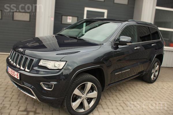 Grey Jeep Grand Cherokee 2015 in Riga, with an engine capacity of 3.00 L and mileage of 0 thousand km for 14990 €, photo 1 on AUTOMOTO.COM.LV