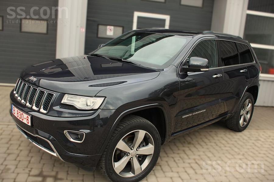 Grey Jeep Grand Cherokee 2015 in Riga, with an engine capacity of 3.00 L and mileage of 0 thousand km for 14990 €, photo 1 on AUTOMOTO.COM.LV