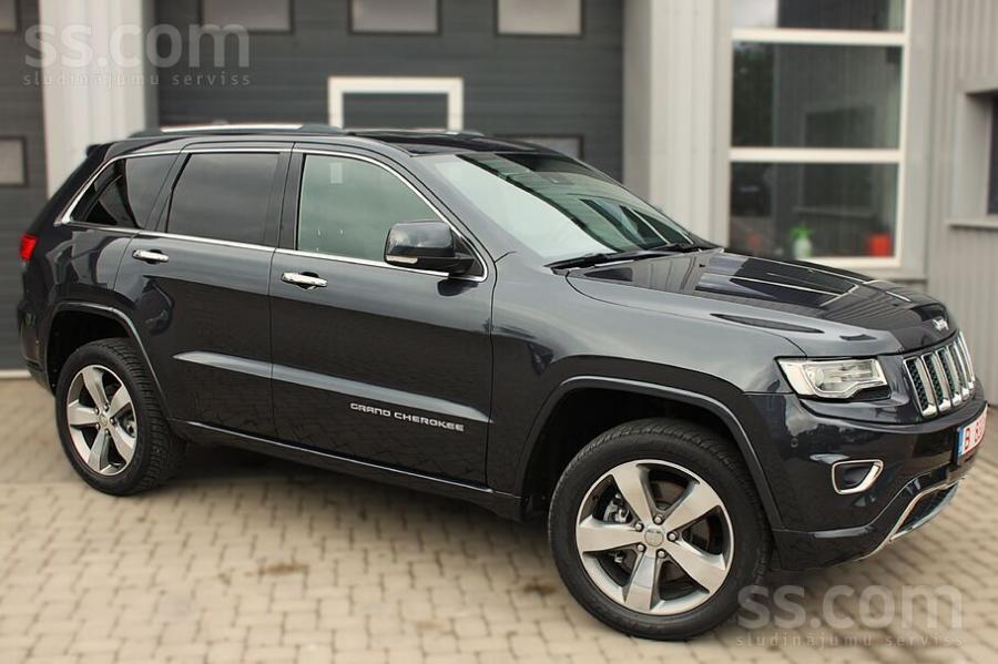 Grey Jeep Grand Cherokee 2015 in Riga, with an engine capacity of 3.00 L and mileage of 0 thousand km for 14990 €, photo 6 on AUTOMOTO.COM.LV