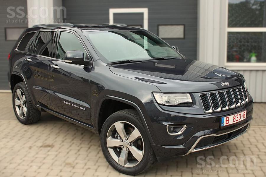 Grey Jeep Grand Cherokee 2015 in Riga, with an engine capacity of 3.00 L and mileage of 0 thousand km for 14990 €, photo 35 on AUTOMOTO.COM.LV