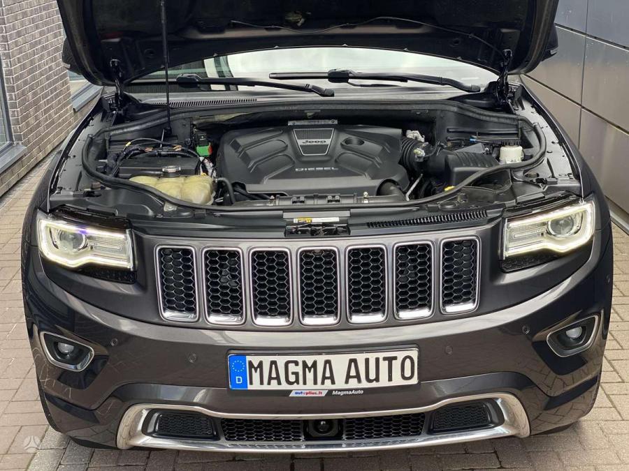 Pelēks Jeep Grand Cherokee 2015 Marijampole, ar dzinēja tilpumu 2.99 L un nobraukumu 222 tūkst. km par 13499 €, foto 57 vietnē AUTOMOTO.COM.LV
