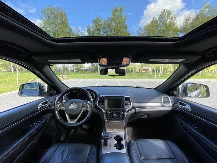 Pelēks Jeep Grand Cherokee 2015 Šauļi, ar dzinēja tilpumu 3.60 L un nobraukumu 196 tūkst. km par 11300 €, foto 15 vietnē AUTOMOTO.COM.LV
