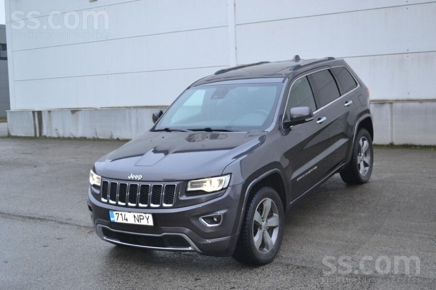 Pelēks Jeep Grand Cherokee 2016 Tallina, ar dzinēja tilpumu 3.00 L un nobraukumu 239 tūkst. km par 19999 €, foto 1 vietnē AUTOMOTO.COM.LV