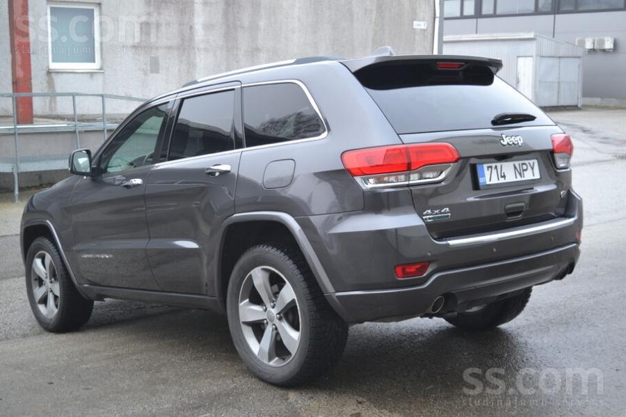 Pelēks Jeep Grand Cherokee 2016 Tallina, ar dzinēja tilpumu 3.00 L un nobraukumu 239 tūkst. km par 19999 €, foto 4 vietnē AUTOMOTO.COM.LV