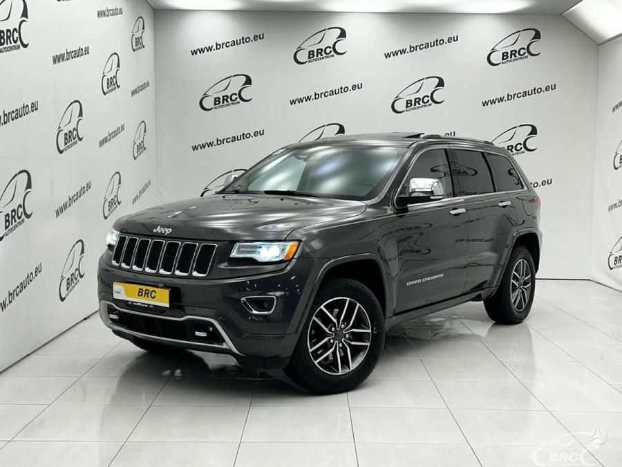 Grey Jeep Grand Cherokee 2016 in Vilnius, with an engine capacity of 3.60 L and mileage of 324 thousand km for 13500 €, photo 1 on AUTOMOTO.COM.LV