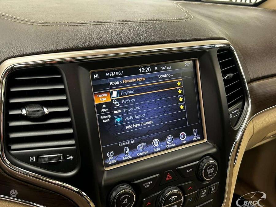 Grey Jeep Grand Cherokee 2016 in Vilnius, with an engine capacity of 3.60 L and mileage of 324 thousand km for 13500 €, photo 23 on AUTOMOTO.COM.LV