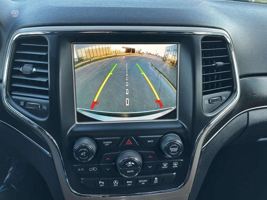 Pelēks Jeep Grand Cherokee 2016 Šauļi, ar dzinēja tilpumu 3.60 L un nobraukumu 213 tūkst. km par 12900 €, foto 14 vietnē AUTOMOTO.COM.LV