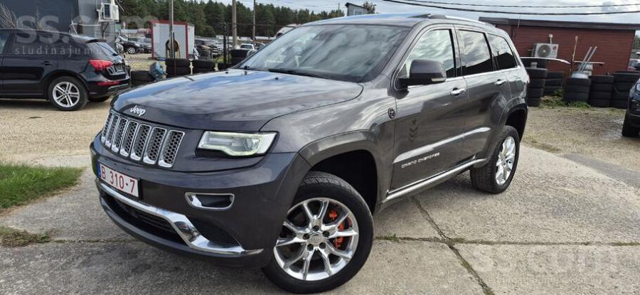 Pelēks Jeep Grand Cherokee 2016 Rīga, ar dzinēja tilpumu 3.00 L un nobraukumu 0 tūkst. km par 14900 €, foto 3 vietnē AUTOMOTO.COM.LV