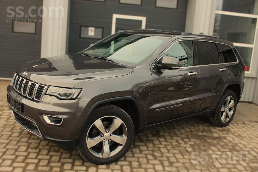 Pelēks Jeep Grand Cherokee 2018 Rīga, ar dzinēja tilpumu 3.00 L un nobraukumu 0 tūkst. km par 18890 €, foto 1 vietnē AUTOMOTO.COM.LV