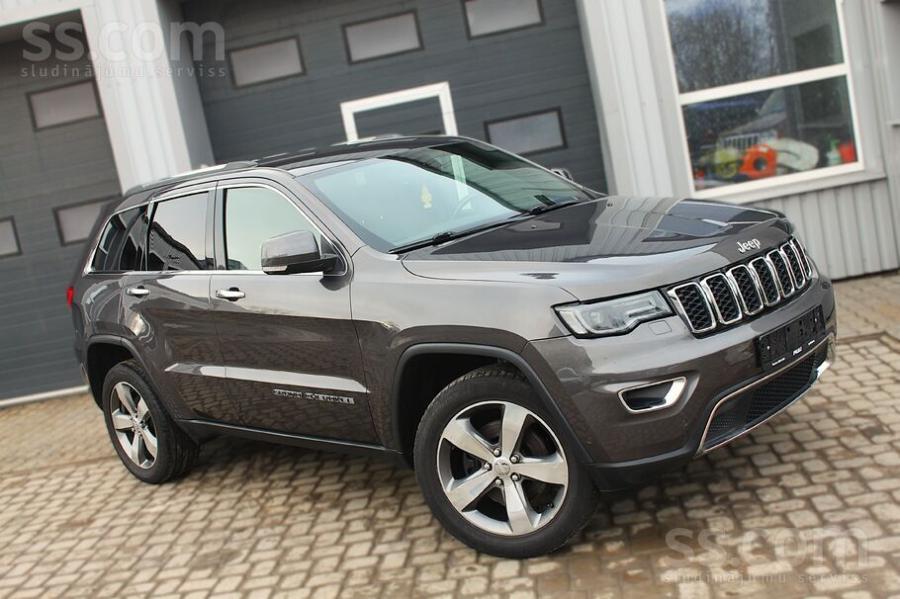 Grey Jeep Grand Cherokee 2018 in Riga, with an engine capacity of 3.00 L and mileage of 0 thousand km for 18990 €, photo 6 on AUTOMOTO.COM.LV