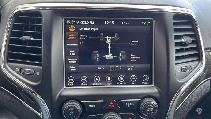 Pelēks Jeep Grand Cherokee 2018 Marijampole, ar dzinēja tilpumu 2.99 L un nobraukumu 118 tūkst. km par 18990 €, foto 42 vietnē AUTOMOTO.COM.LV