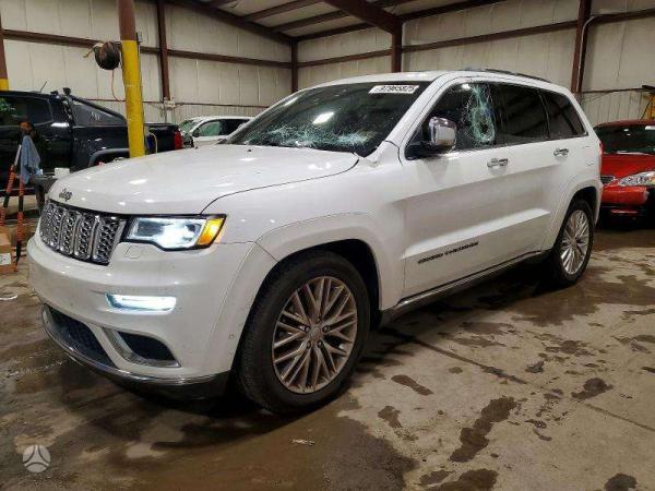 Pelēks Jeep Grand Cherokee 2018 Kauņa, ar dzinēja tilpumu 3.60 L un nobraukumu 199 tūkst. km par 11999 €, foto 1 vietnē AUTOMOTO.COM.LV