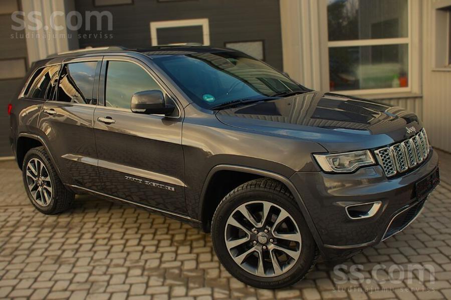 Grey Jeep Grand Cherokee 2020 in Riga, with an engine capacity of 3.00 L and mileage of 0 thousand km for 22750 €, photo 6 on AUTOMOTO.COM.LV