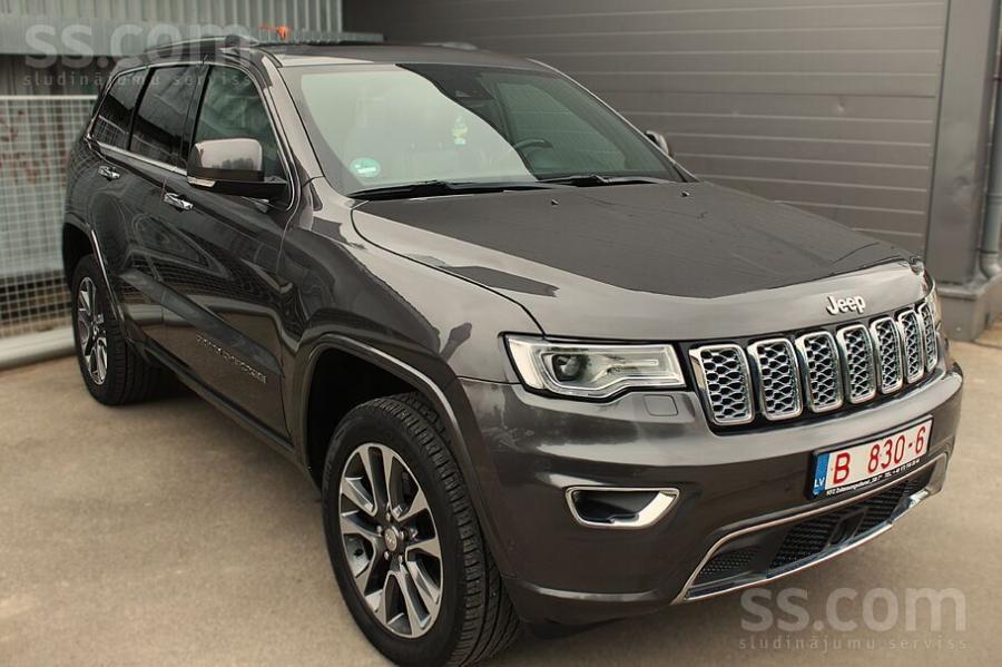 Grey Jeep Grand Cherokee 2020 in Riga, with an engine capacity of 3.00 L and mileage of 0 thousand km for 22650 €, photo 9 on AUTOMOTO.COM.LV