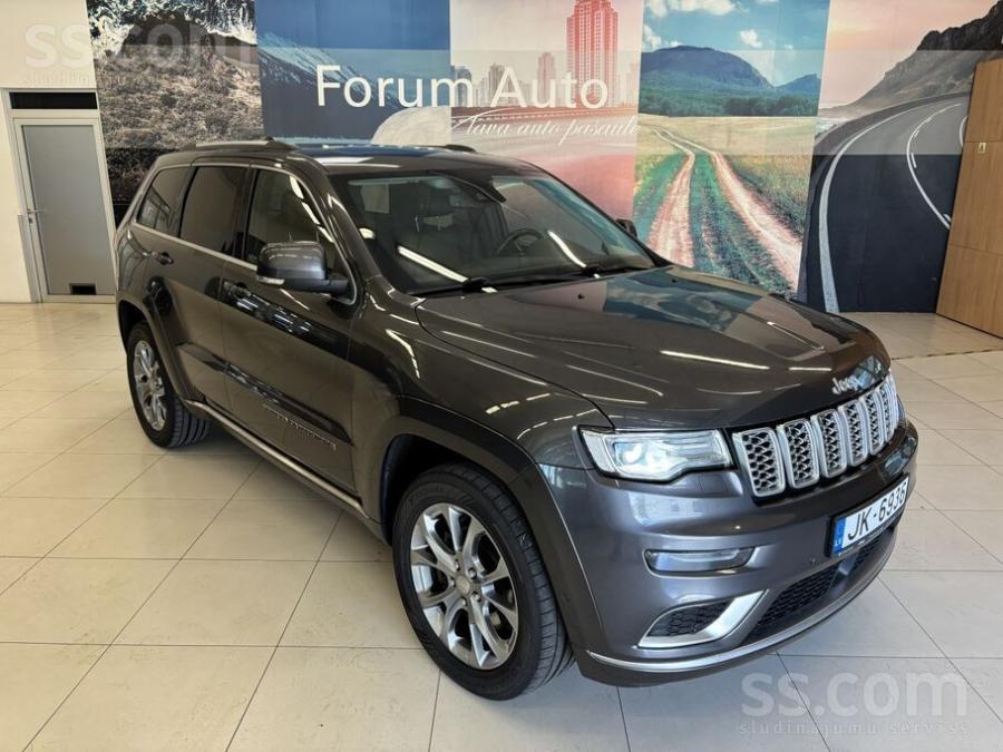 Pelēks Jeep Grand Cherokee 2020 Rīga, ar dzinēja tilpumu 3.00 L un nobraukumu 159 tūkst. km par 21900 €, foto 1 vietnē AUTOMOTO.COM.LV