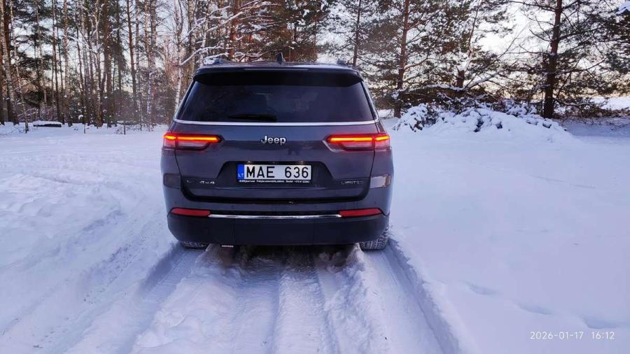 Pelēks Jeep Grand Cherokee 2021 Akmenė, ar dzinēja tilpumu 3.60 L un nobraukumu 116 tūkst. km par 33000 €, foto 7 vietnē AUTOMOTO.COM.LV