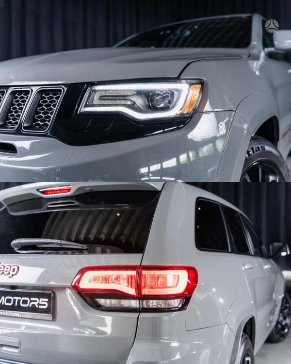 Grey Jeep Grand Cherokee 2021 in Vilnius, with an engine capacity of 5.65 L and mileage of 74 thousand km for 25900 €, photo 7 on AUTOMOTO.COM.LV