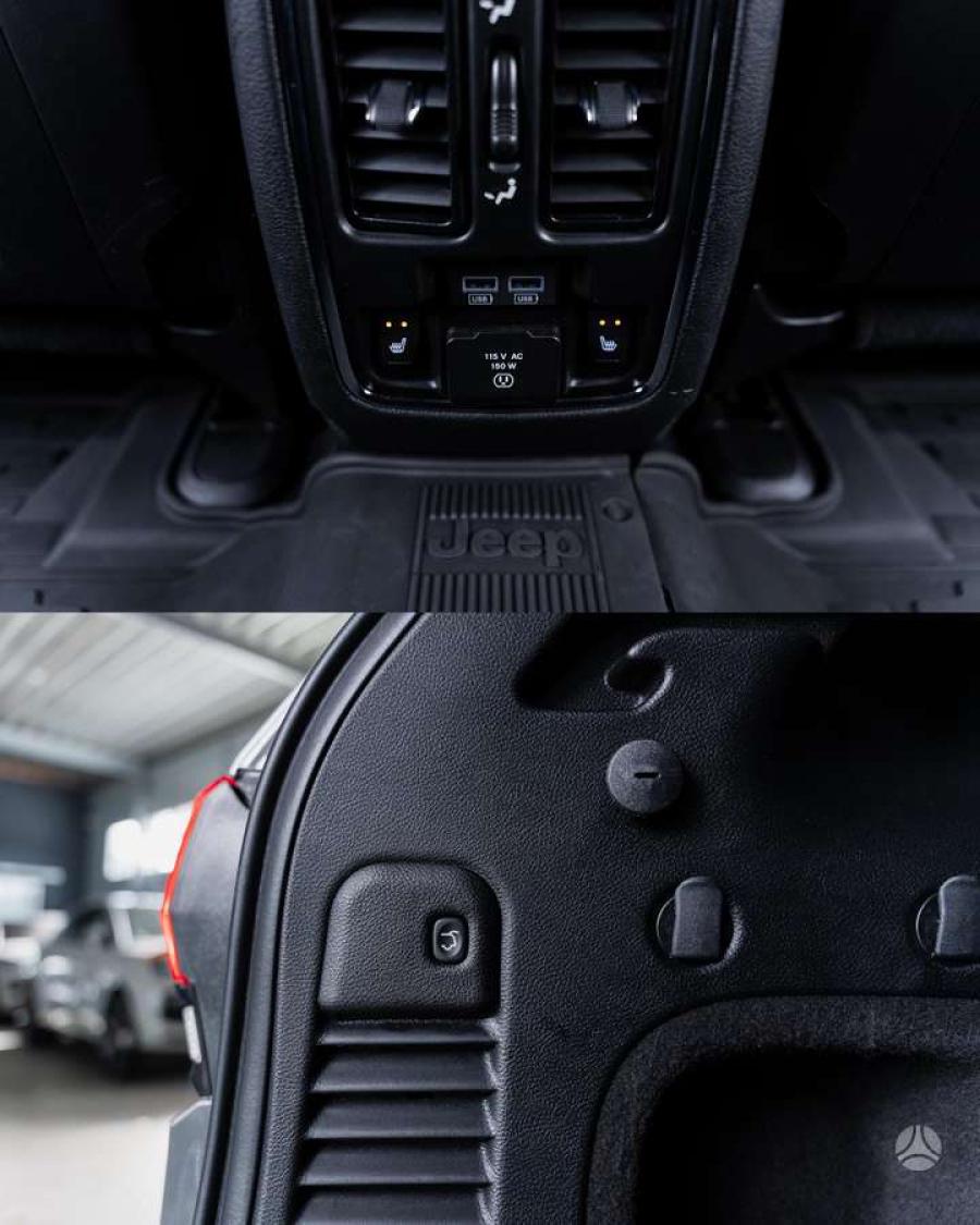 Grey Jeep Grand Cherokee 2021 in Vilnius, with an engine capacity of 5.65 L and mileage of 74 thousand km for 25900 €, photo 32 on AUTOMOTO.COM.LV