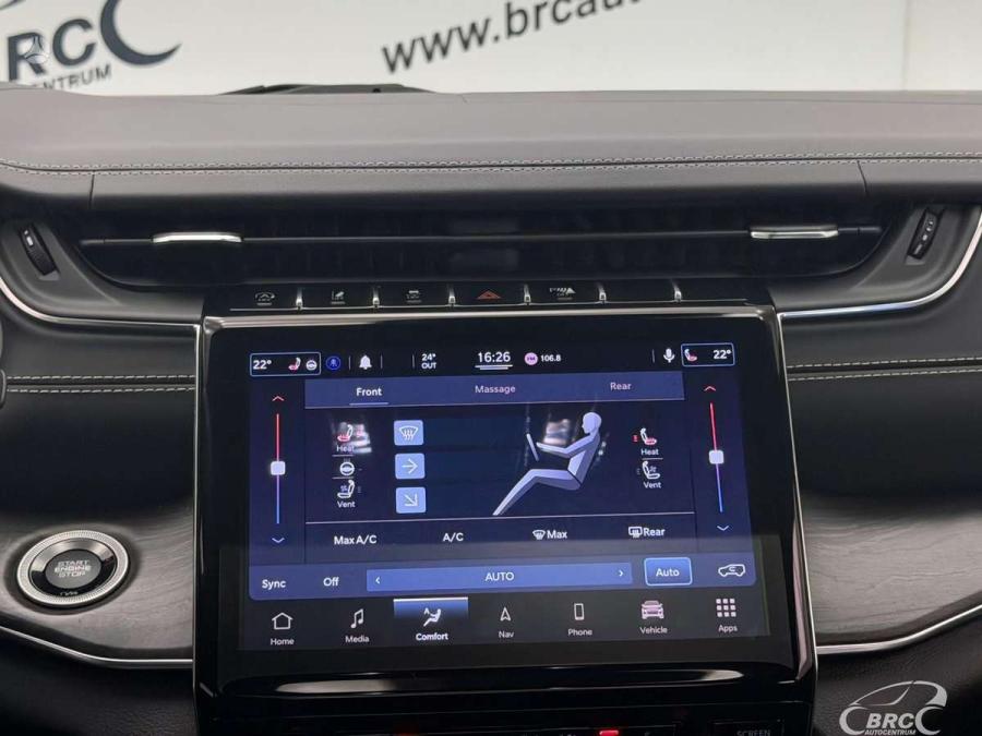 Pelēks Jeep Grand Cherokee 2021 Viļņa, ar dzinēja tilpumu 3.60 L un nobraukumu 49 tūkst. km par 37500 €, foto 23 vietnē AUTOMOTO.COM.LV
