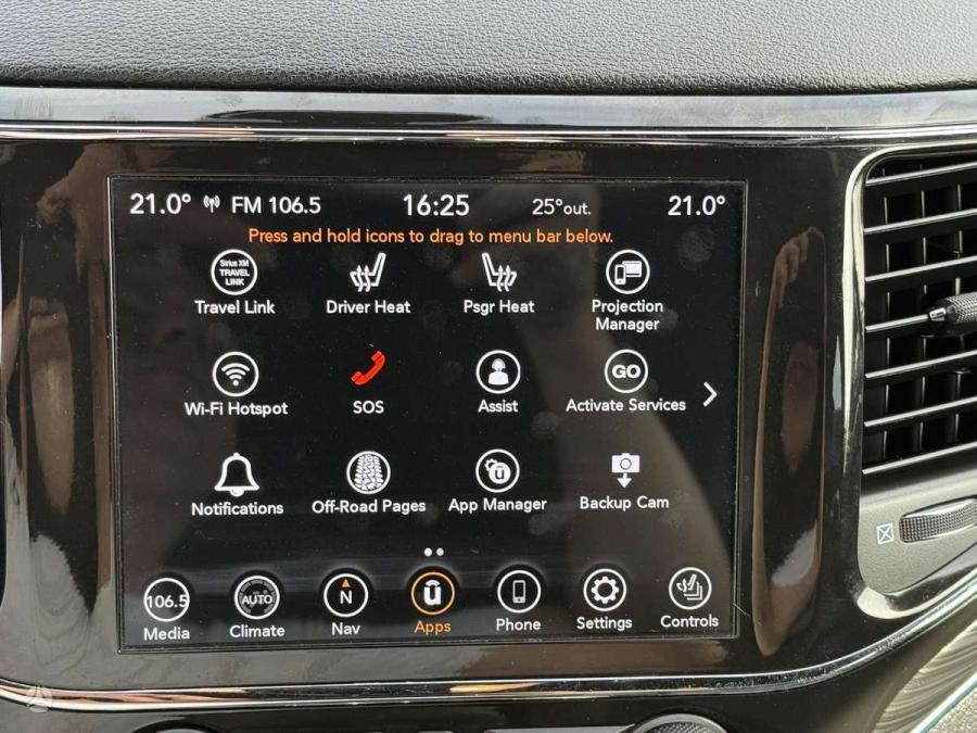 Pelēks Jeep Grand Cherokee 2021 Kretinga, ar dzinēja tilpumu 3.60 L un nobraukumu 83 tūkst. km par 19999 €, foto 27 vietnē AUTOMOTO.COM.LV