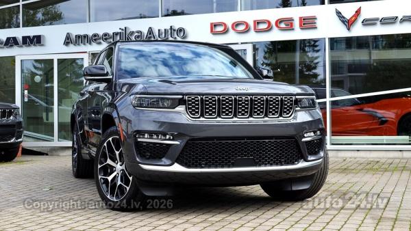 Grey Jeep Grand Cherokee 2026 in Tallinn, with an engine capacity of 2.00 L and mileage of 0 thousand km for 74400 €, photo 1 on AUTOMOTO.COM.LV