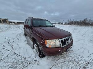 Sarkans Jeep Grand Cherokee 2000 Mustvē, ar dzinēja tilpumu 3.10 L un nobraukumu 0 tūkst. km par 1499 €, foto  vietnē AUTOMOTO.COM.LV