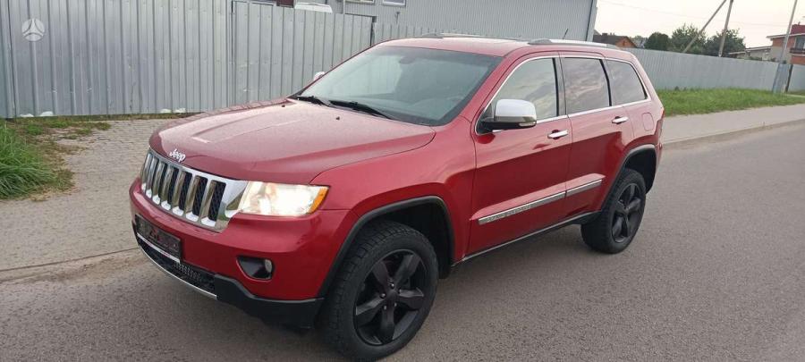Sarkans Jeep Grand Cherokee 2011 Kauņa, ar dzinēja tilpumu 5.70 L un nobraukumu 250 tūkst. km par 10200 €, foto 11 vietnē AUTOMOTO.COM.LV