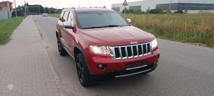 Sarkans Jeep Grand Cherokee 2011 Kauņa, ar dzinēja tilpumu 5.70 L un nobraukumu 250 tūkst. km par 10200 €, foto 14 vietnē AUTOMOTO.COM.LV