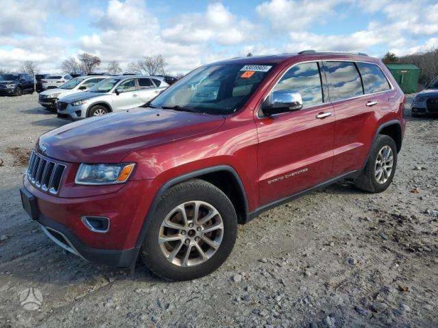 Red Jeep Grand Cherokee 2014 in Siauliai, with an engine capacity of 3.60 L and mileage of 247 thousand km for 6250 €, photo 1 on AUTOMOTO.COM.LV
