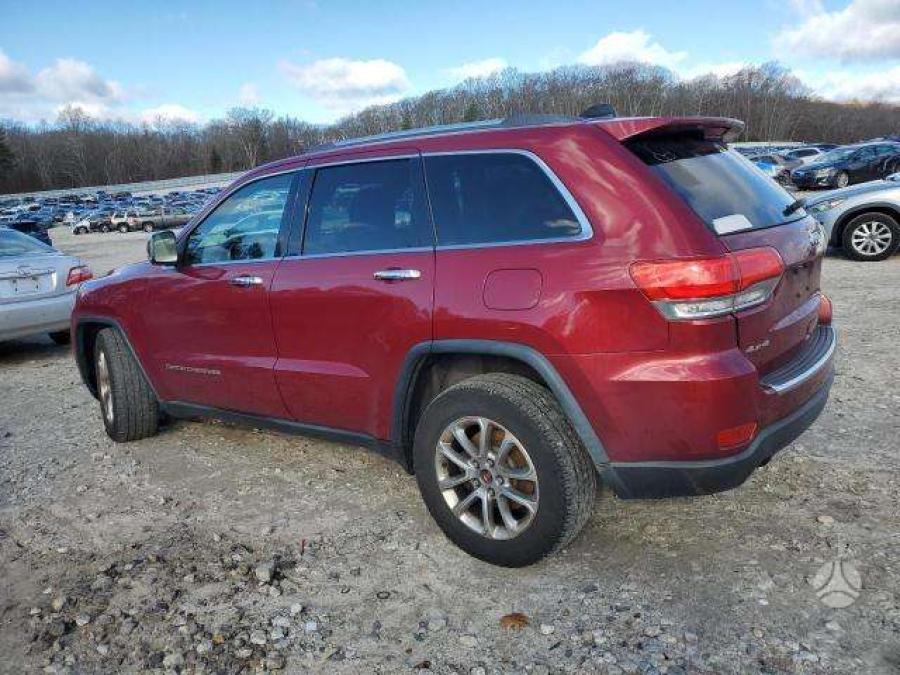 Red Jeep Grand Cherokee 2014 in Siauliai, with an engine capacity of 3.60 L and mileage of 247 thousand km for 6250 €, photo 2 on AUTOMOTO.COM.LV
