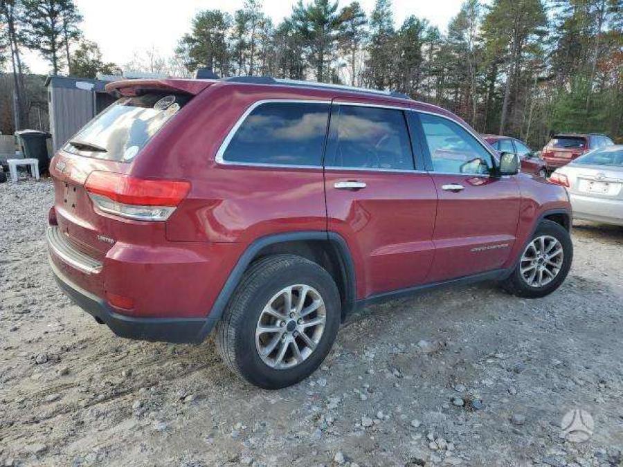 Red Jeep Grand Cherokee 2014 in Siauliai, with an engine capacity of 3.60 L and mileage of 247 thousand km for 6250 €, photo 3 on AUTOMOTO.COM.LV