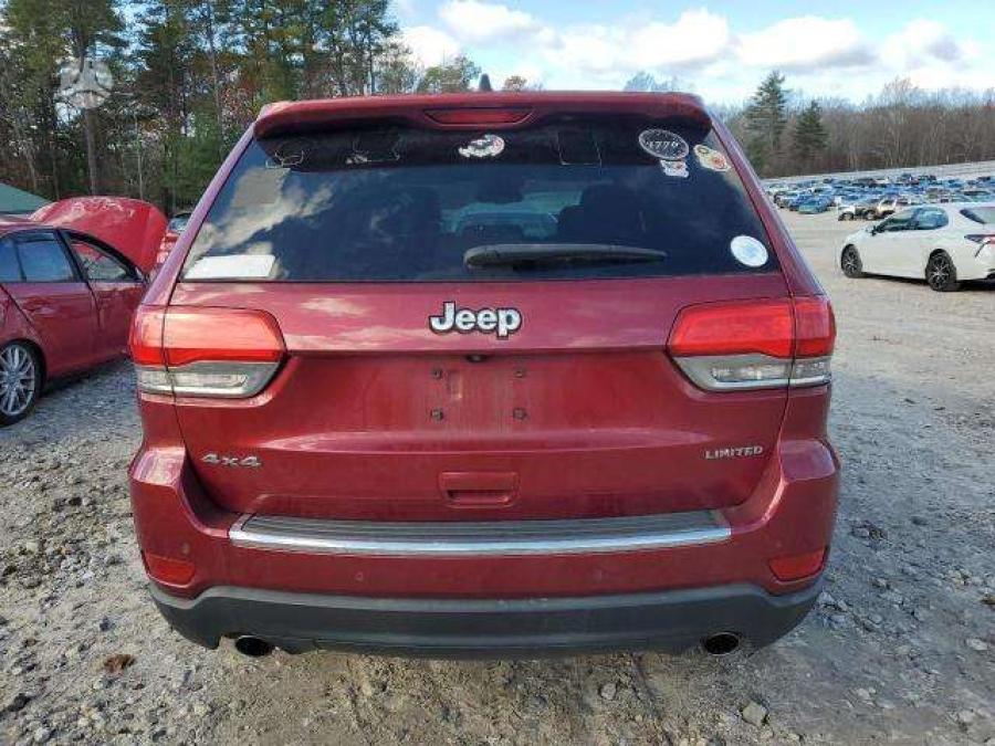 Red Jeep Grand Cherokee 2014 in Siauliai, with an engine capacity of 3.60 L and mileage of 247 thousand km for 6250 €, photo 6 on AUTOMOTO.COM.LV