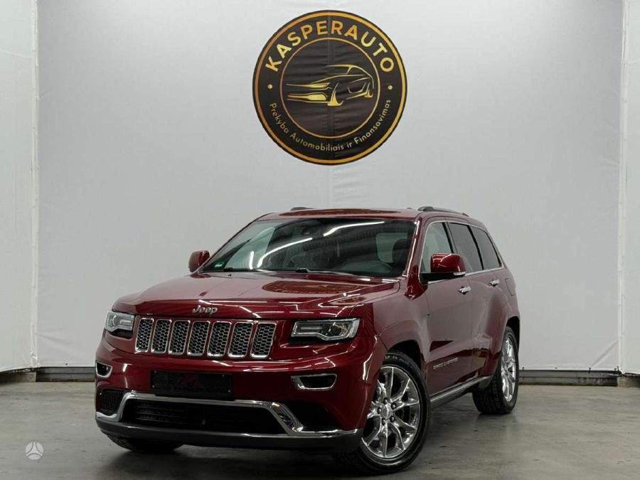 Red Jeep Grand Cherokee 2014 in Marijampole, with an engine capacity of 2.99 L and mileage of 197 thousand km for 15950 €, photo 1 on AUTOMOTO.COM.LV