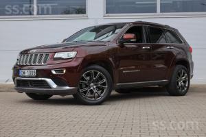 Red Jeep Grand Cherokee 2014 in Riga, with an engine capacity of 3.00 L and mileage of 0 thousand km for 11995 €, photo  on AUTOMOTO.COM.LV