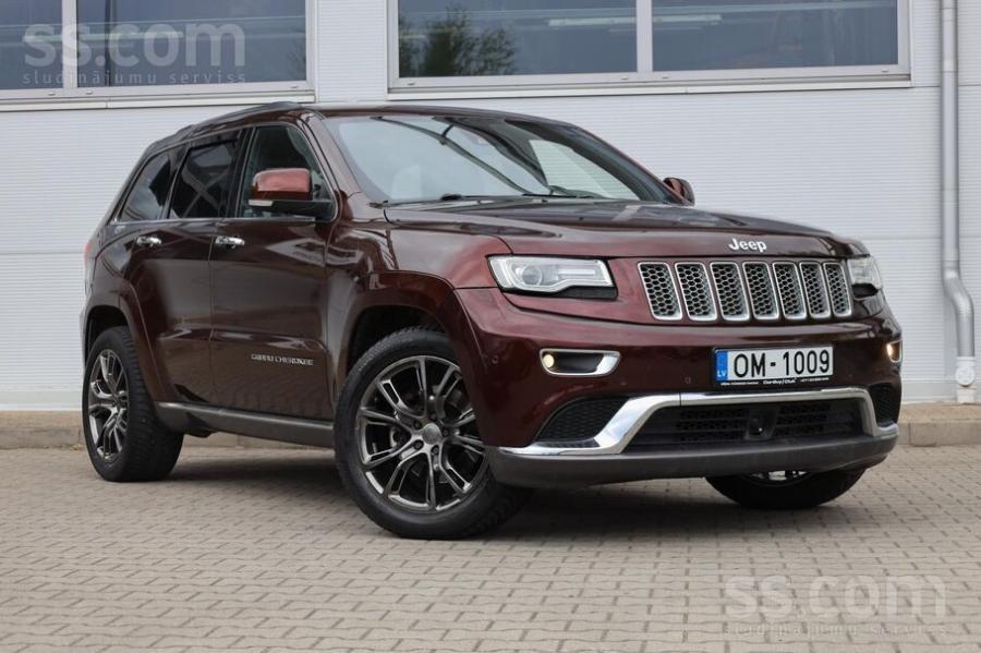 Red Jeep Grand Cherokee 2014 in Riga, with an engine capacity of 3.00 L and mileage of 0 thousand km for 11995 €, photo 6 on AUTOMOTO.COM.LV