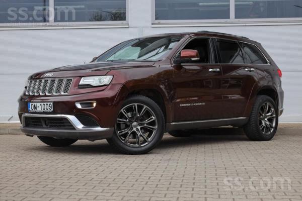 Red Jeep Grand Cherokee 2014 in Riga, with an engine capacity of 3.00 L and mileage of 0 thousand km for 11995 €, photo 1 on AUTOMOTO.COM.LV