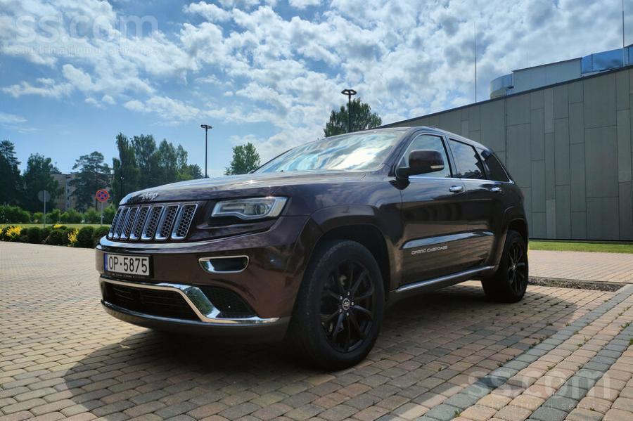 Sarkans Jeep Grand Cherokee 2014 Rīga, ar dzinēja tilpumu 3.00 L un nobraukumu 157 tūkst. km par 13400 €, foto 1 vietnē AUTOMOTO.COM.LV