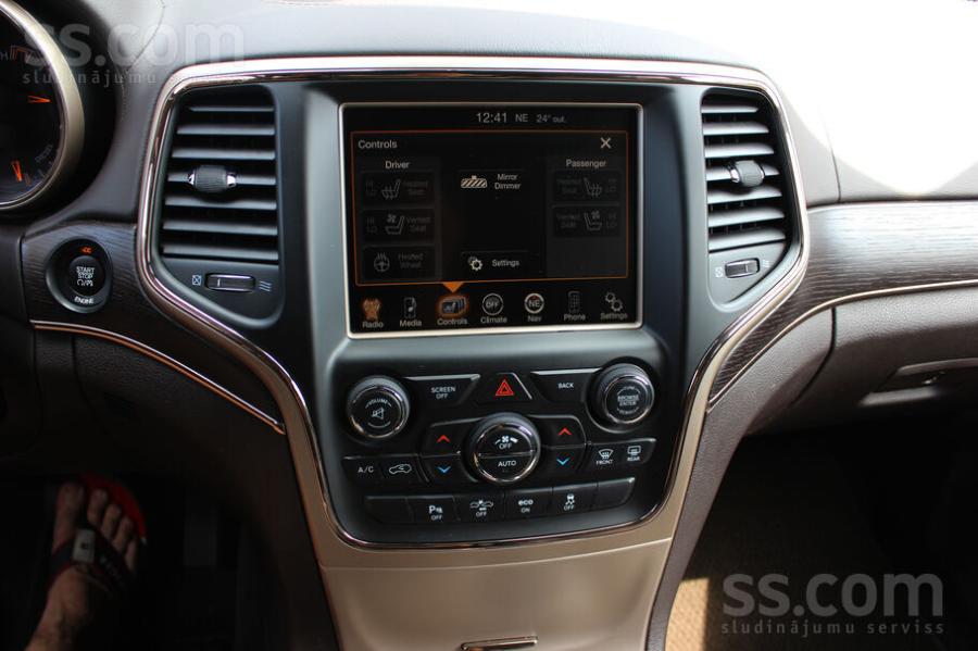 Sarkans Jeep Grand Cherokee 2014 Rīga, ar dzinēja tilpumu 3.00 L un nobraukumu 157 tūkst. km par 13400 €, foto 11 vietnē AUTOMOTO.COM.LV