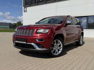 Sarkans Jeep Grand Cherokee 2014 Šauļi, ar dzinēja tilpumu 5.70 L un nobraukumu 170 tūkst. km par 9900 €, foto  vietnē AUTOMOTO.COM.LV