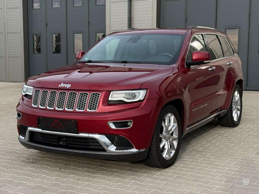 Sarkans Jeep Grand Cherokee 2014 Marijampole, ar dzinēja tilpumu 2.99 L un nobraukumu 197 tūkst. km par 12750 €, foto 3 vietnē AUTOMOTO.COM.LV
