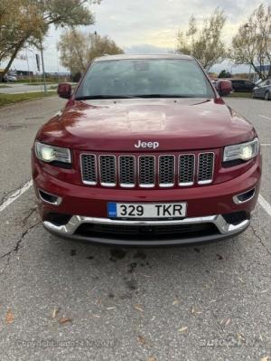 Sarkans Jeep Grand Cherokee 2014 Pelva, ar dzinēja tilpumu 3.00 L un nobraukumu 247 tūkst. km par 10500 €, foto  vietnē AUTOMOTO.COM.LV