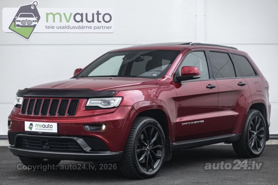 Sarkans Jeep Grand Cherokee 2015 Tallina, ar dzinēja tilpumu 3.00 L un nobraukumu 337 tūkst. km par 9990 €, foto 1 vietnē AUTOMOTO.COM.LV