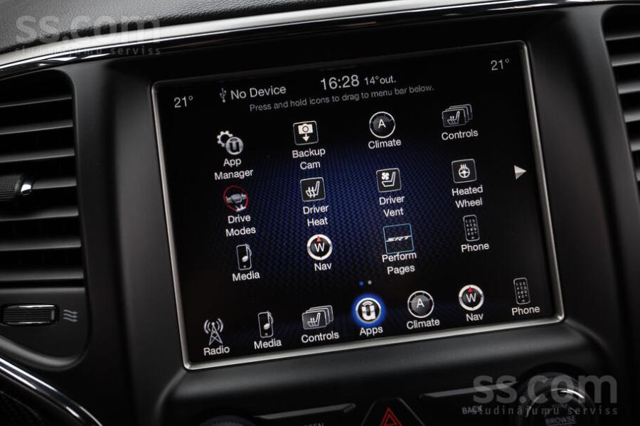 Sarkans Jeep Grand Cherokee 2017 Jelgava, ar dzinēja tilpumu 6.40 L un nobraukumu 0 tūkst. km par 31000 €, foto 26 vietnē AUTOMOTO.COM.LV