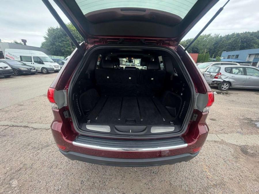 Sarkans Jeep Grand Cherokee 2017 Klaipėda, ar dzinēja tilpumu 3.60 L un nobraukumu 155 tūkst. km par 17200 €, foto 16 vietnē AUTOMOTO.COM.LV