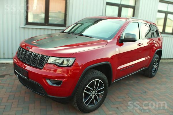 Sarkans Jeep Grand Cherokee 2019 Rīga, ar dzinēja tilpumu 3.00 L un nobraukumu 0 tūkst. km par 18850 €, foto 1 vietnē AUTOMOTO.COM.LV