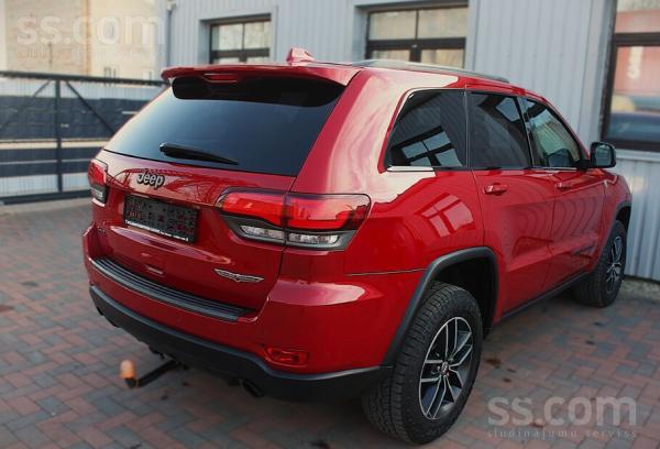 Sarkans Jeep Grand Cherokee 2019 Rīga, ar dzinēja tilpumu 3.00 L un nobraukumu 0 tūkst. km par 18850 €, foto 4 vietnē AUTOMOTO.COM.LV