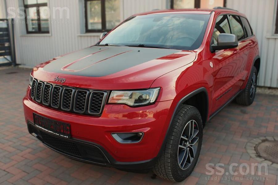 Sarkans Jeep Grand Cherokee 2019 Rīga, ar dzinēja tilpumu 3.00 L un nobraukumu 0 tūkst. km par 18850 €, foto 9 vietnē AUTOMOTO.COM.LV
